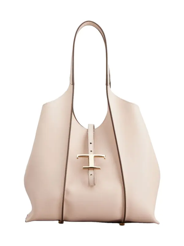 TOD'S T Timeless Leather Tote - Pink