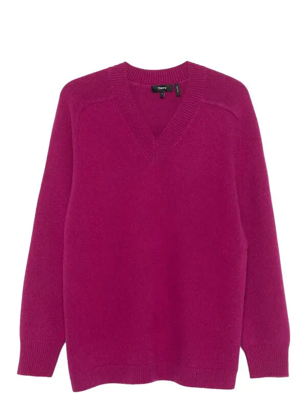 Theory Karenia Neue V. Felte Sweater - Sjm Wildflower