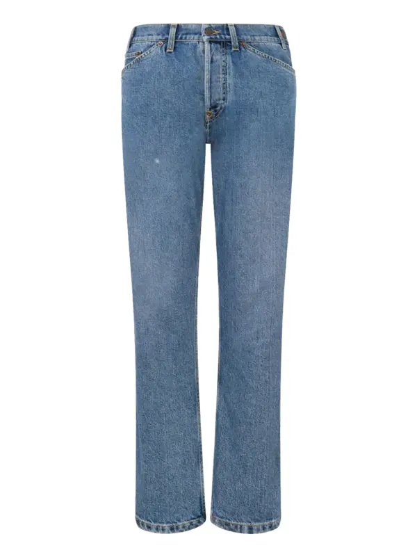 Moschino Logo-patch Jeans - Blue