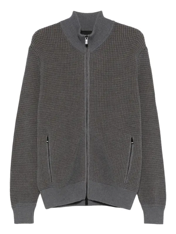 Hugo Boss H-emabeo Cardigan - Grey