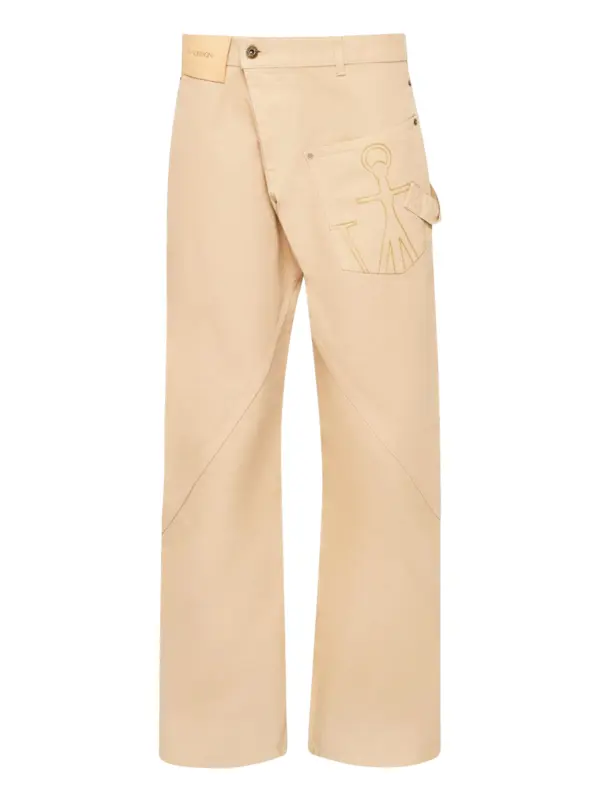JW Anderson Twisted Jeans - Neutrals