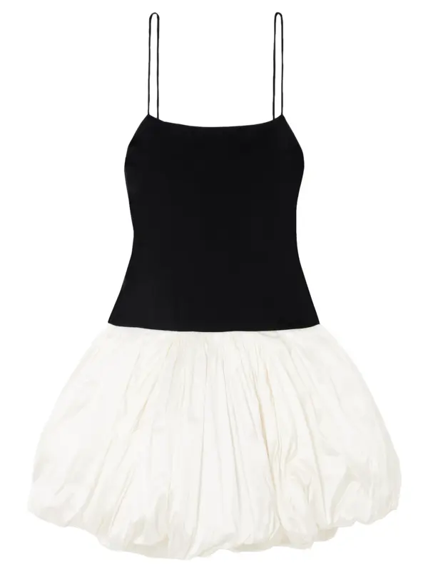 CONNER IVES Ruched Mini Dress - Black