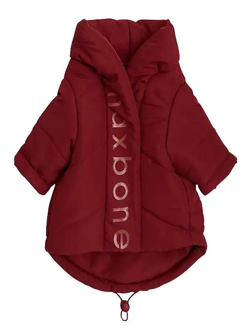 MAXBONE Branded Padded Shell Dog Jacket - Berry