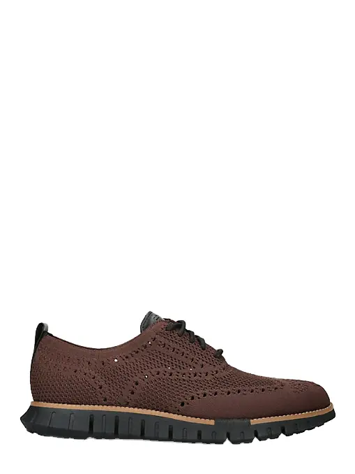 Cole Haan Zerøgrand Wingtip Stitchlite Knitted Oxford Shoes - Brown/oth