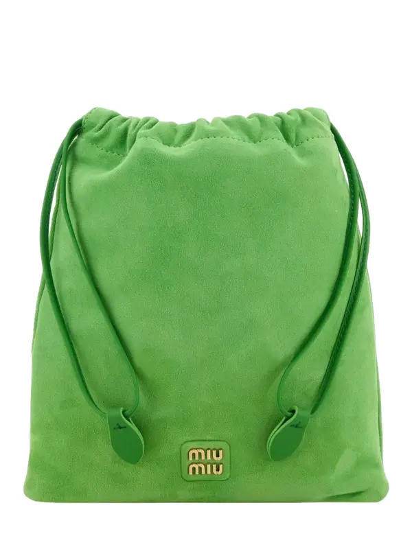Miu Miu Suede Pouch - Mela