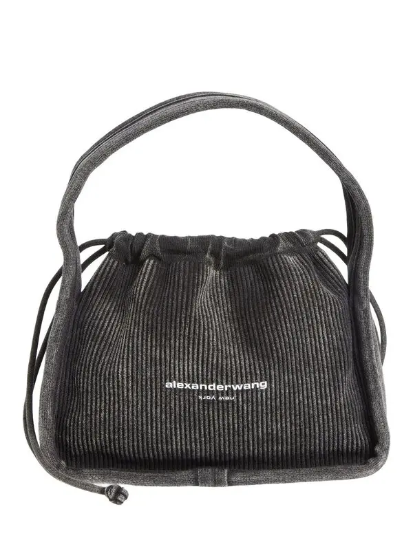Alexander Wang Small Ryan Handbag - Grey Aged
