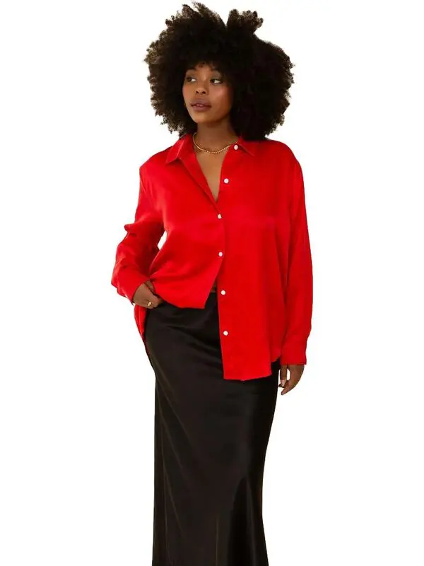 WHIMSY + ROW Denise Top - Red