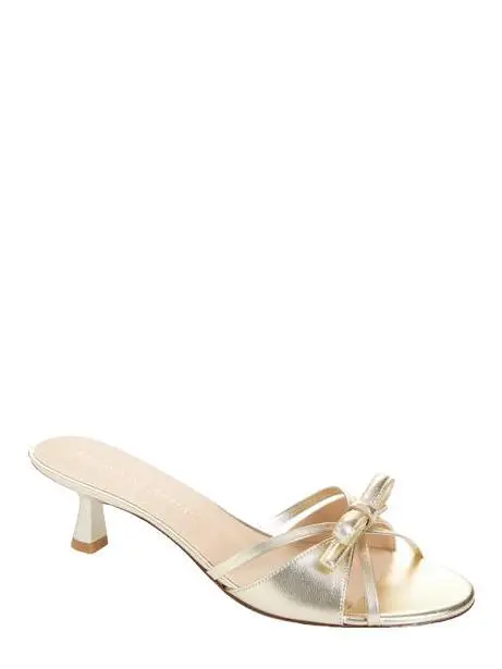 STUART WEITZMAN Felicity Slide Sandal - Platino