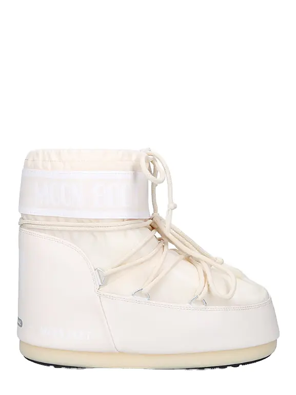 Moon Boot Icon Low 2 Lace-up Ankle Boots - Cream