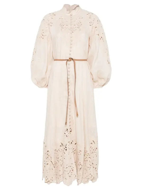 Zimmermann Wylie Maxi Dress - Neutrals