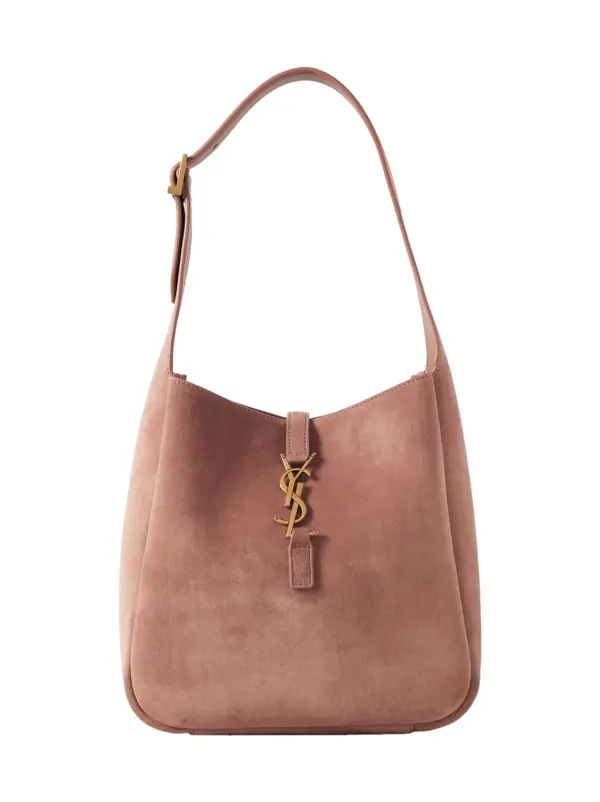 Saint Laurent Le 5 À 7 Supple Small Suede Shoulder Bag - Pink