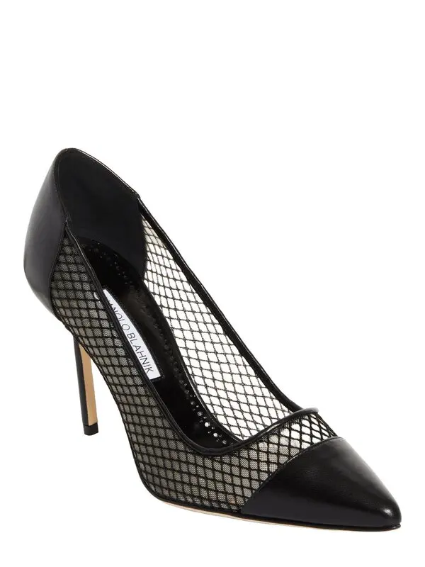 Manolo Blahnik Capcourme Pump - Black