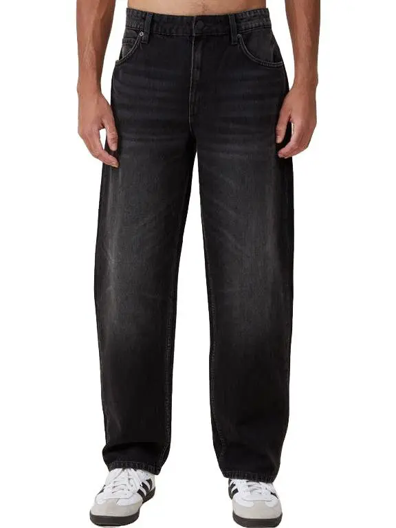 COTTON ON Baggy Fit Jeans - Revolve Black