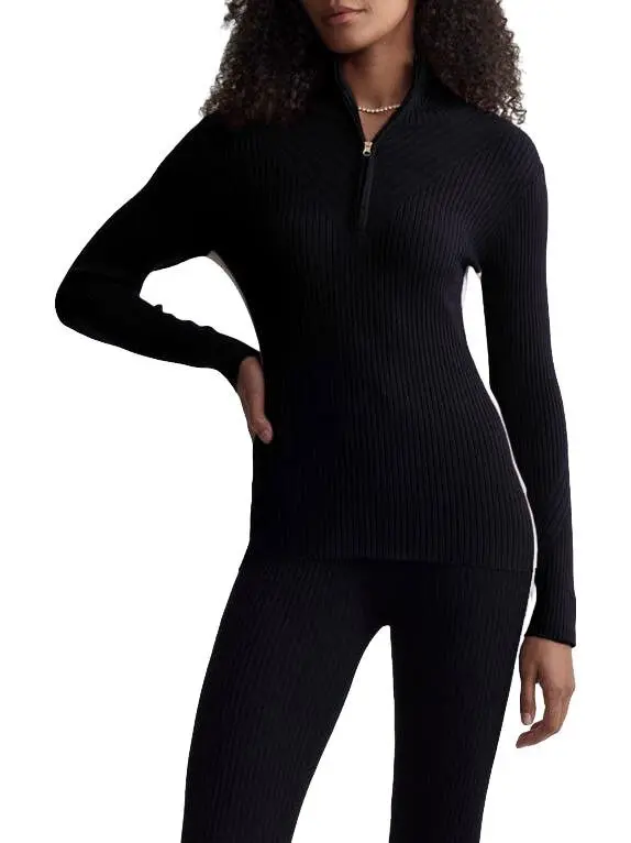 Varley Demi 2.0 Half Zip Top - Black