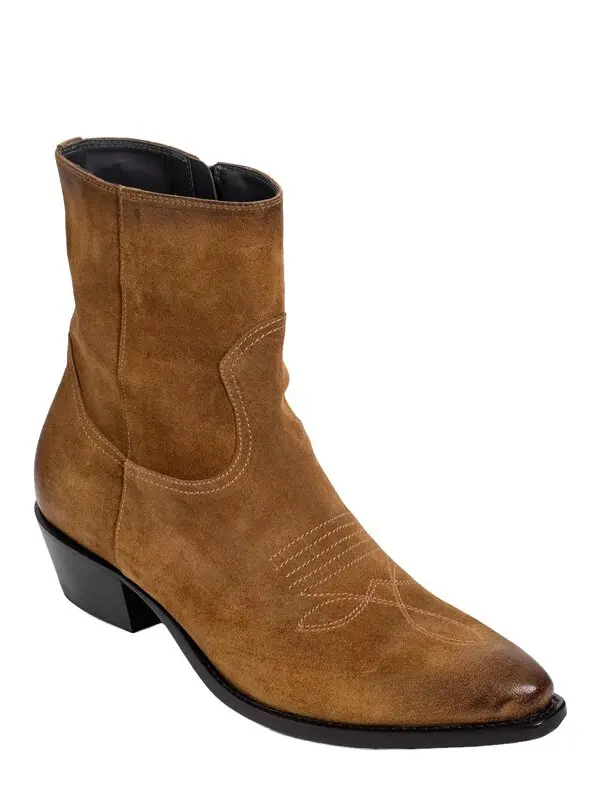 To Boot New York Atticus Suede Boots - Hunter Whiskey
