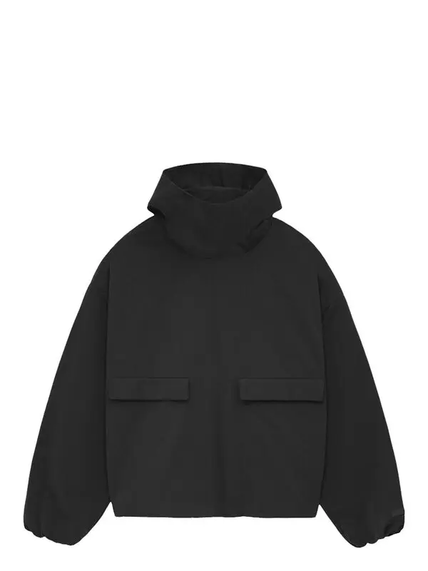 Fear Of God Essentials Military Nylon Hooded Anorak - Black
