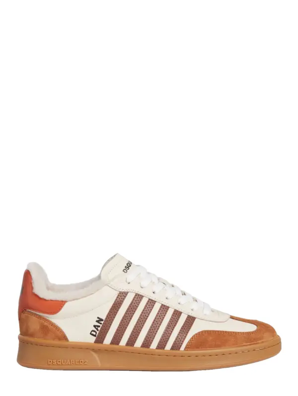 Dsquared2 Panelled Boxer Sneakers - Neutrals