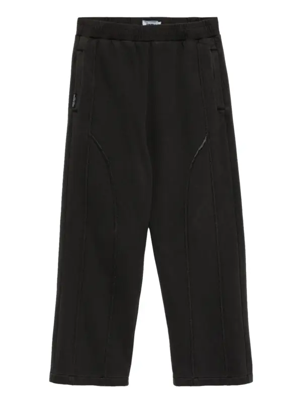 Izzue Cold-dyed Sweatpants - Black
