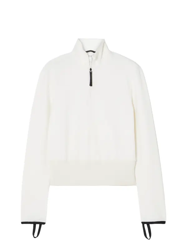Aztech Mountain Ajax Rubber-trimmed Sweater - White