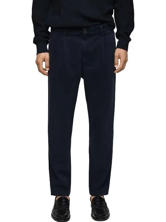 Mango Tapered Jeans - Dark Navy