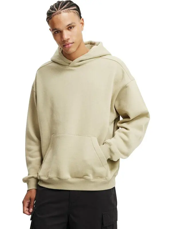 COTTON ON Box Fit Hoodie - Elm