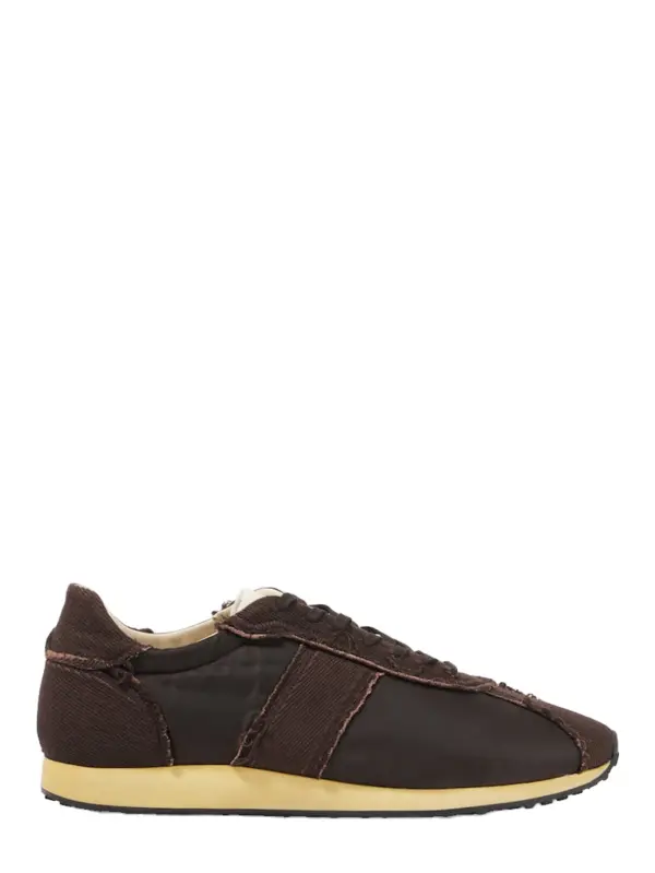 THE ROW Moveo Canvas-trimmed Sneakers - Brown