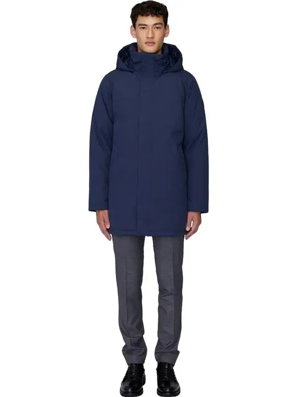 QUARTZ CO. Labrador Hooded Down Jacket - True Navy