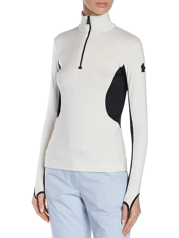 Moncler Turtleneck Sweatshirt - Natural