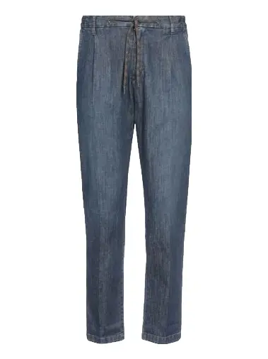 DANIELE ALESSANDRINI Tapered Denim Jeans - Blue