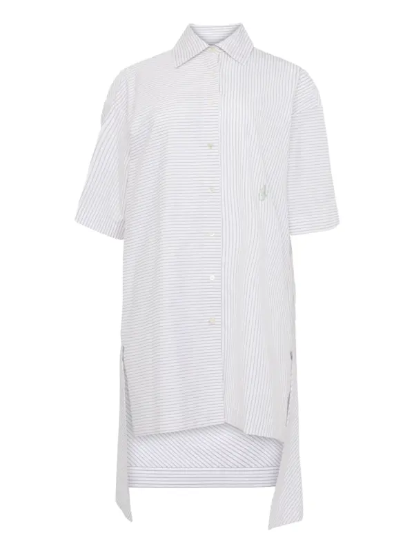 JW Anderson Step-hem Shirt Dress - Grey