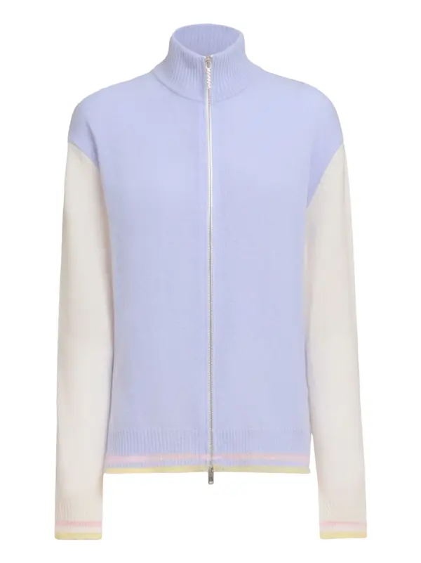 Marni Intarsia Cardigan - Purple