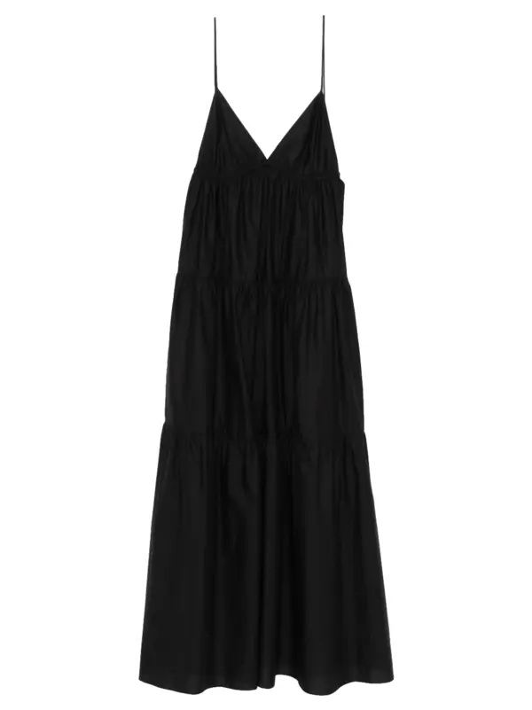 Matteau Triangle Tiered Dress - Black