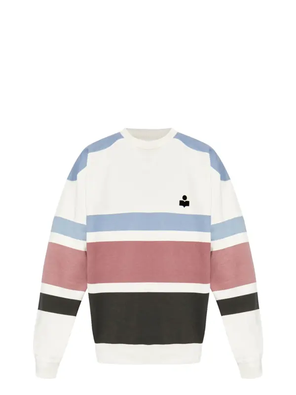 MARANT Meyoan Striped Sweatshirt - Yellow