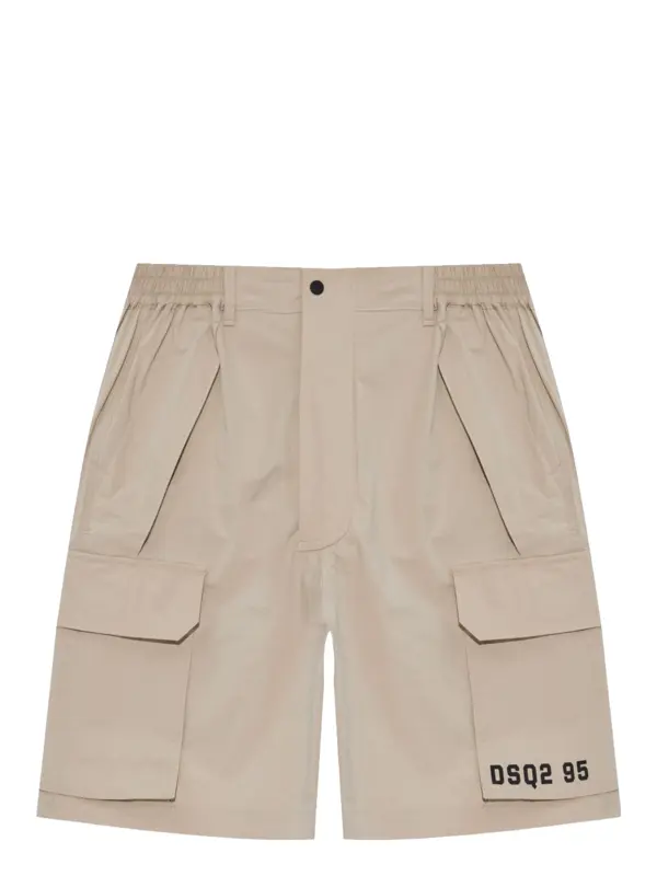 Dsquared2 Logo-print Shorts - Neutrals