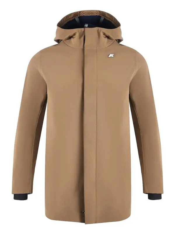 K-WAY Nylon Coat - Beige