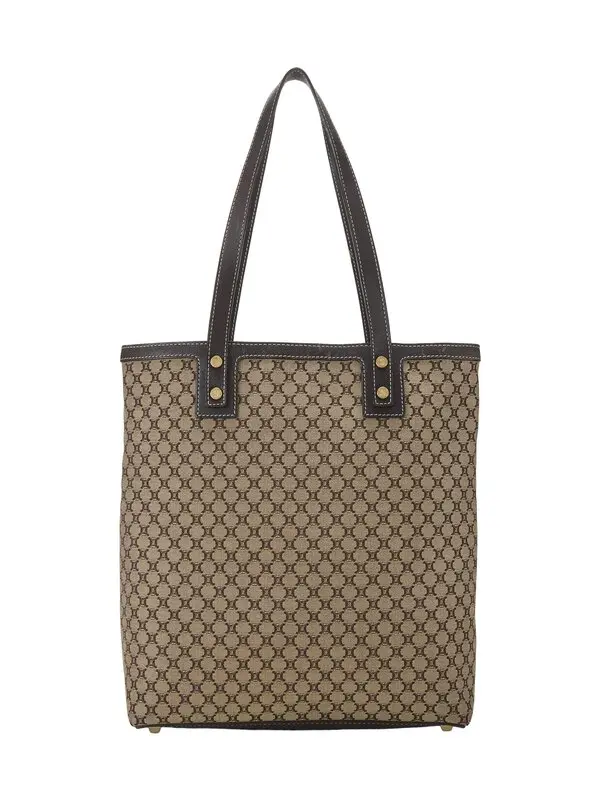 Celine Triomphe Canvas Tote - Brown
