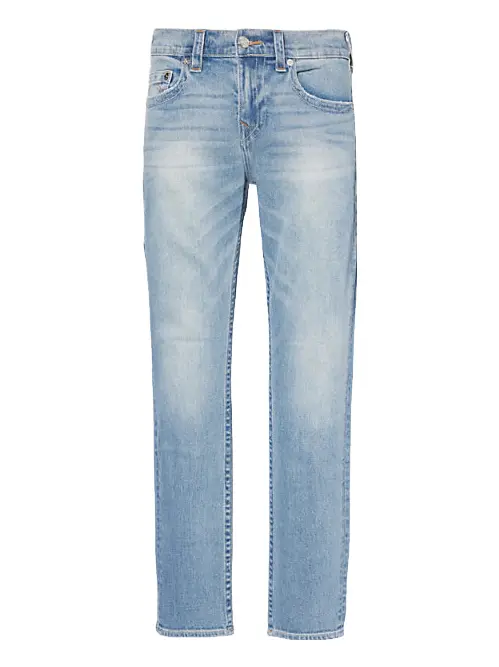 True Religion Rocco Skinny-leg Relaxed-fit Stretch-denim Jeans - Brilliant Med Wash