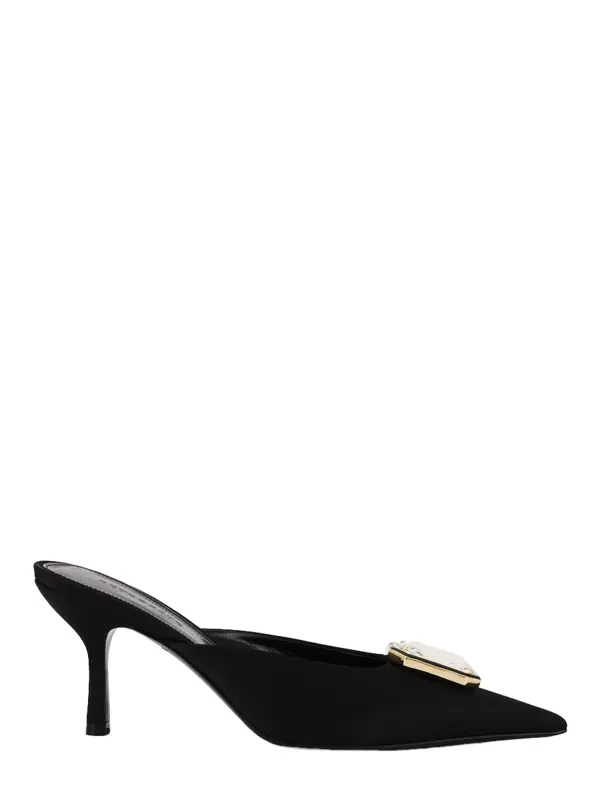 Retrofete Francesca Kitten Mule - Black