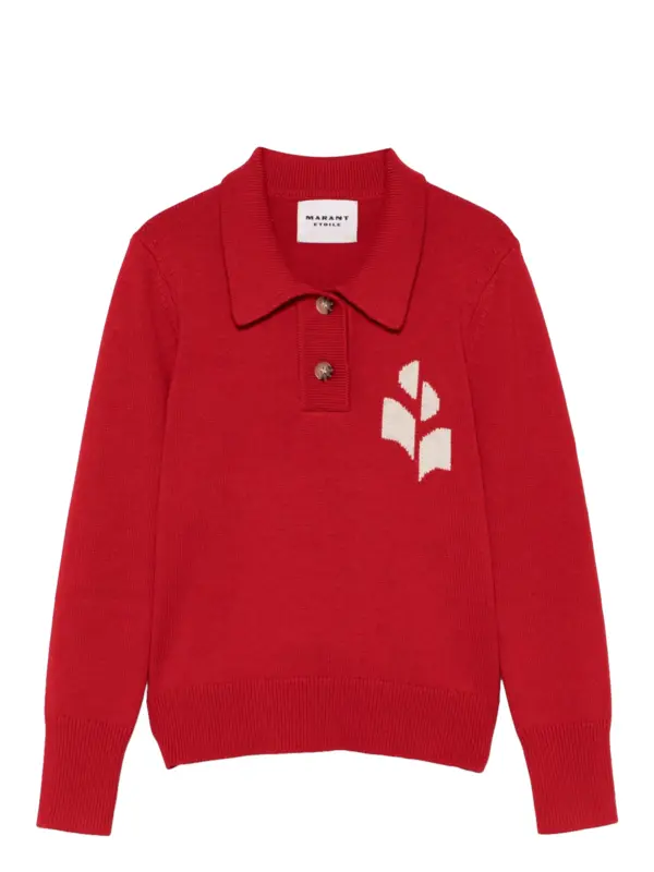 MARANT ETOILE Nola Sweater - Red