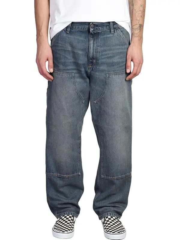 Carhartt Work In Progress Double Knee Pant Jeans - Blue