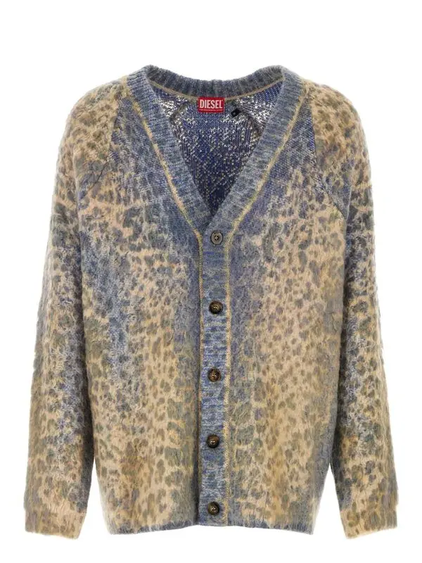 Diesel Cotton Blend Cardigan - Printed