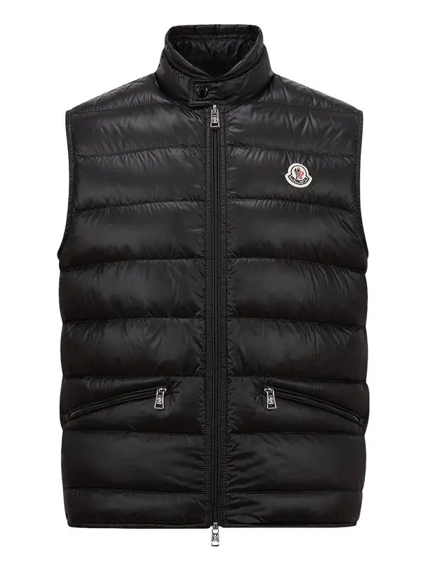 Moncler Gui Packable Down Vest - Black