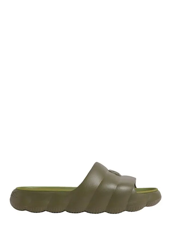 Moncler Lilo Quilted Eva Slides - Green