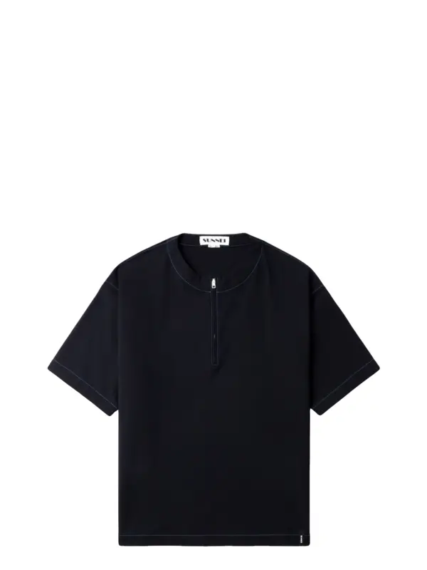 Sunnei Logo-patch T-shirt - Blue