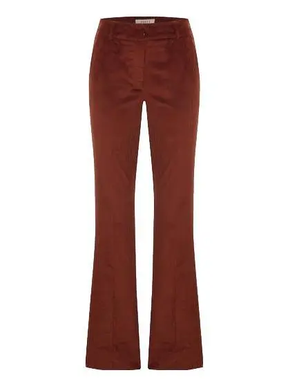 THEO THE LABEL Clotho Corduroy Bootcut Pant - Cinnamon