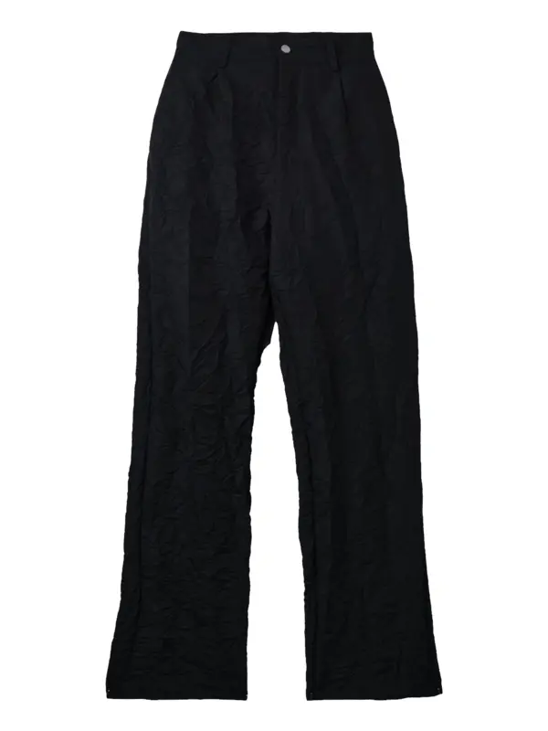 SPENCER BADU Pleated Trousers - Black