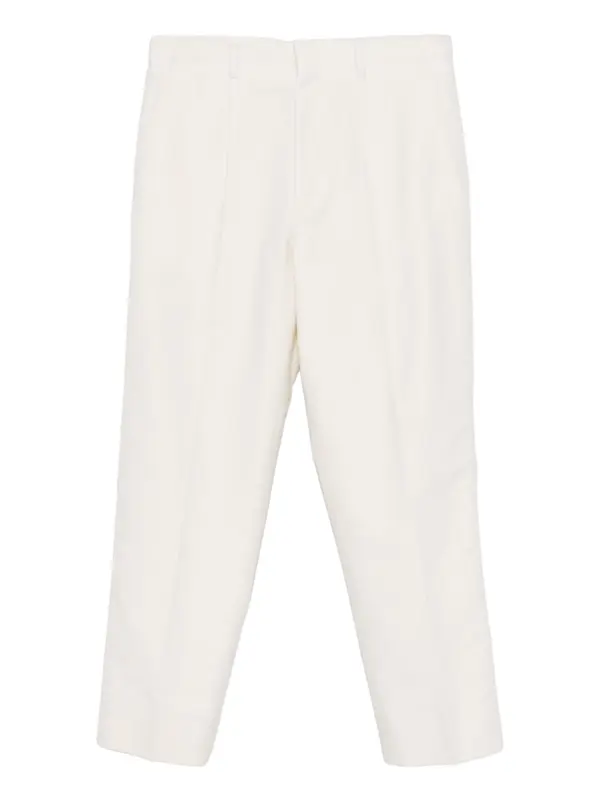 Zegna Flannel Trousers - White