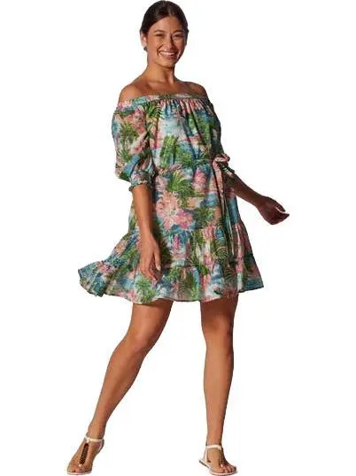 Tori Richard Scarlett Mini Dress - Multi