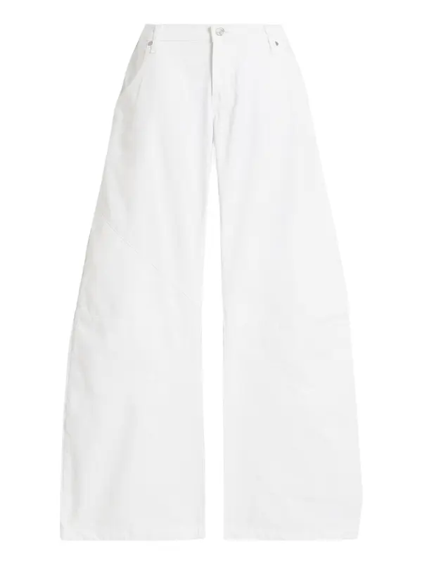 EB DENIM Frederic Lowrise Wideleg Jeans - White