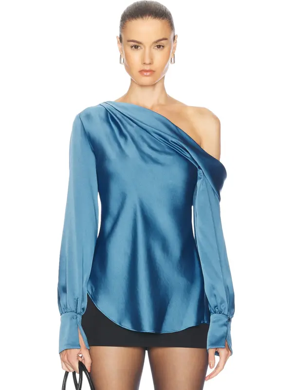 Simkhai Alice One Shoulder Top - Celestial